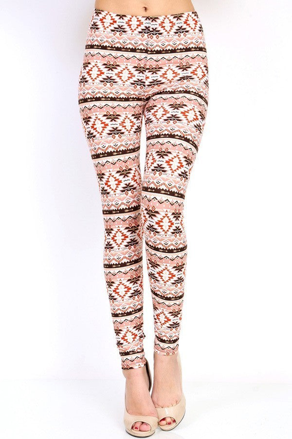 Aztec Cream Spice Leggings – Beyond Leggings